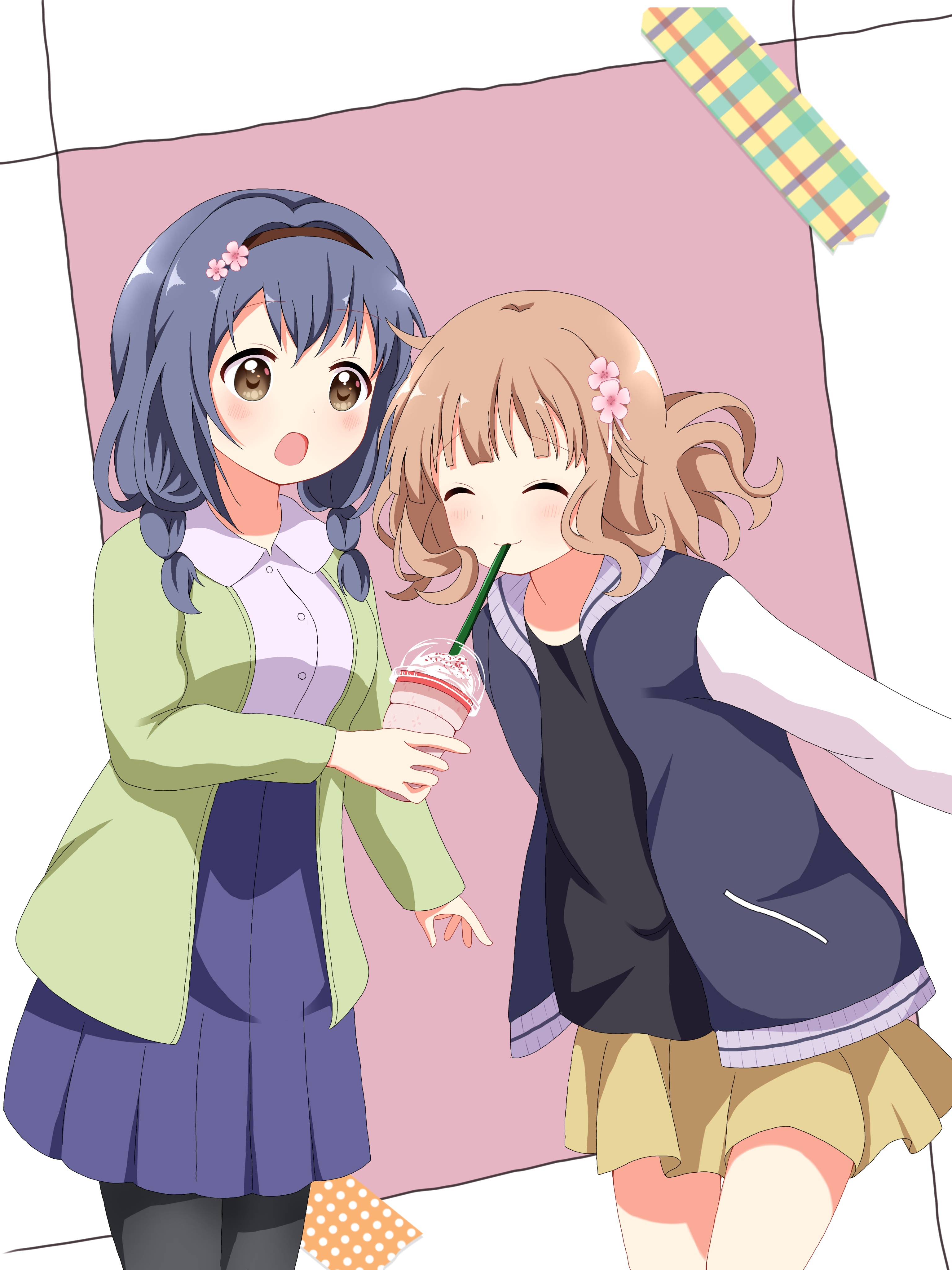 yuru yuri furutani himawari oomuro sakurako pantyhose tagme yuri | #1194947 | yande.re